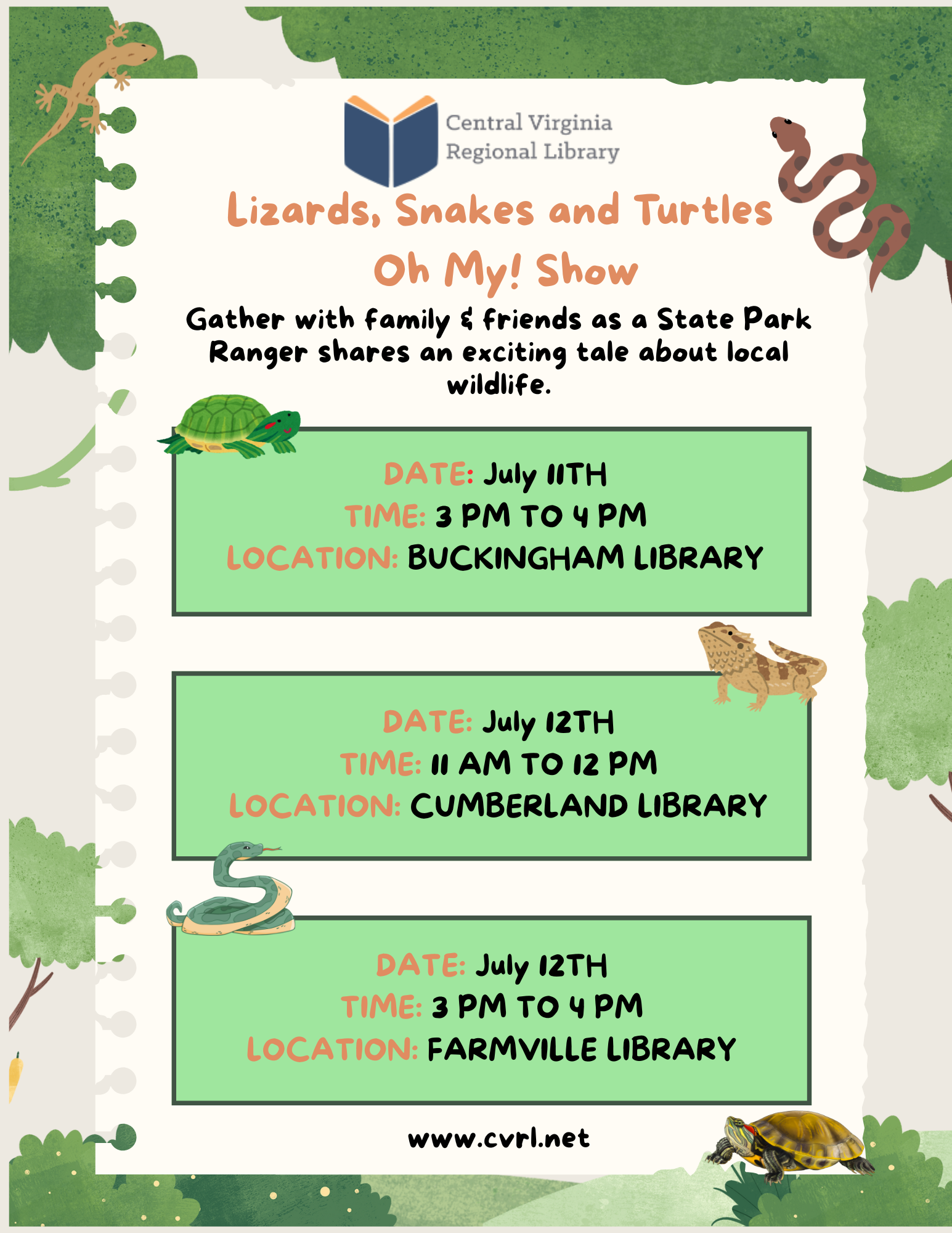 Events for October 2025 | Central Virginia Regional Library